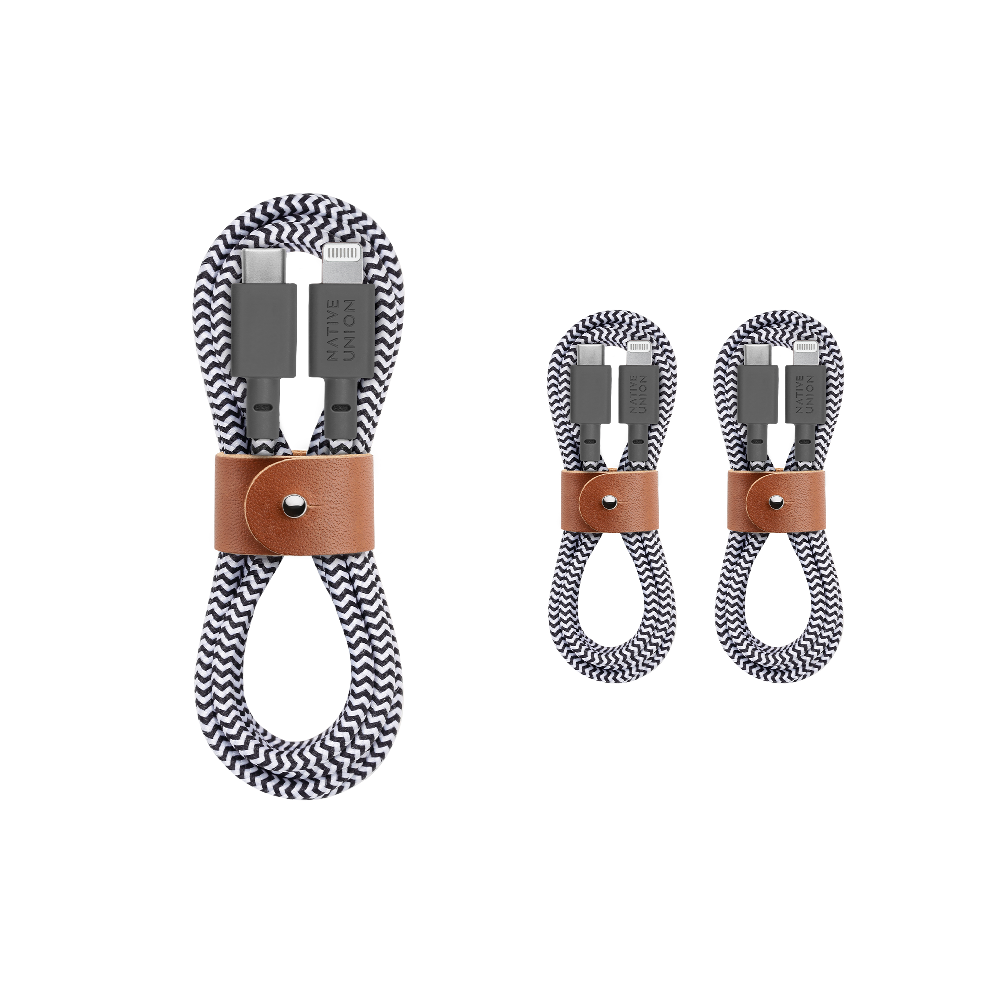 3-Pack Belt Cable (USB-C to Lightning)