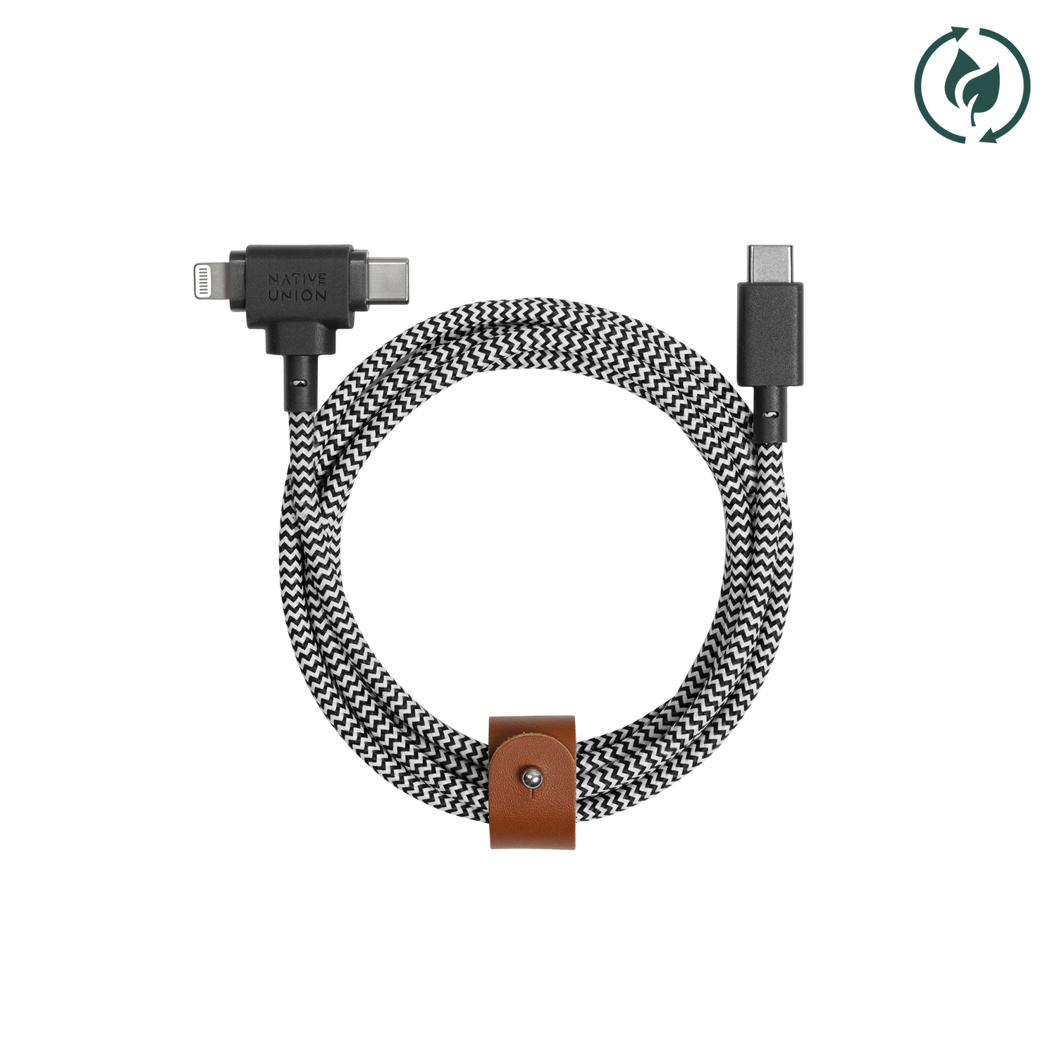 Belt Cable Duo (USB-C to USB-C & Lightning)